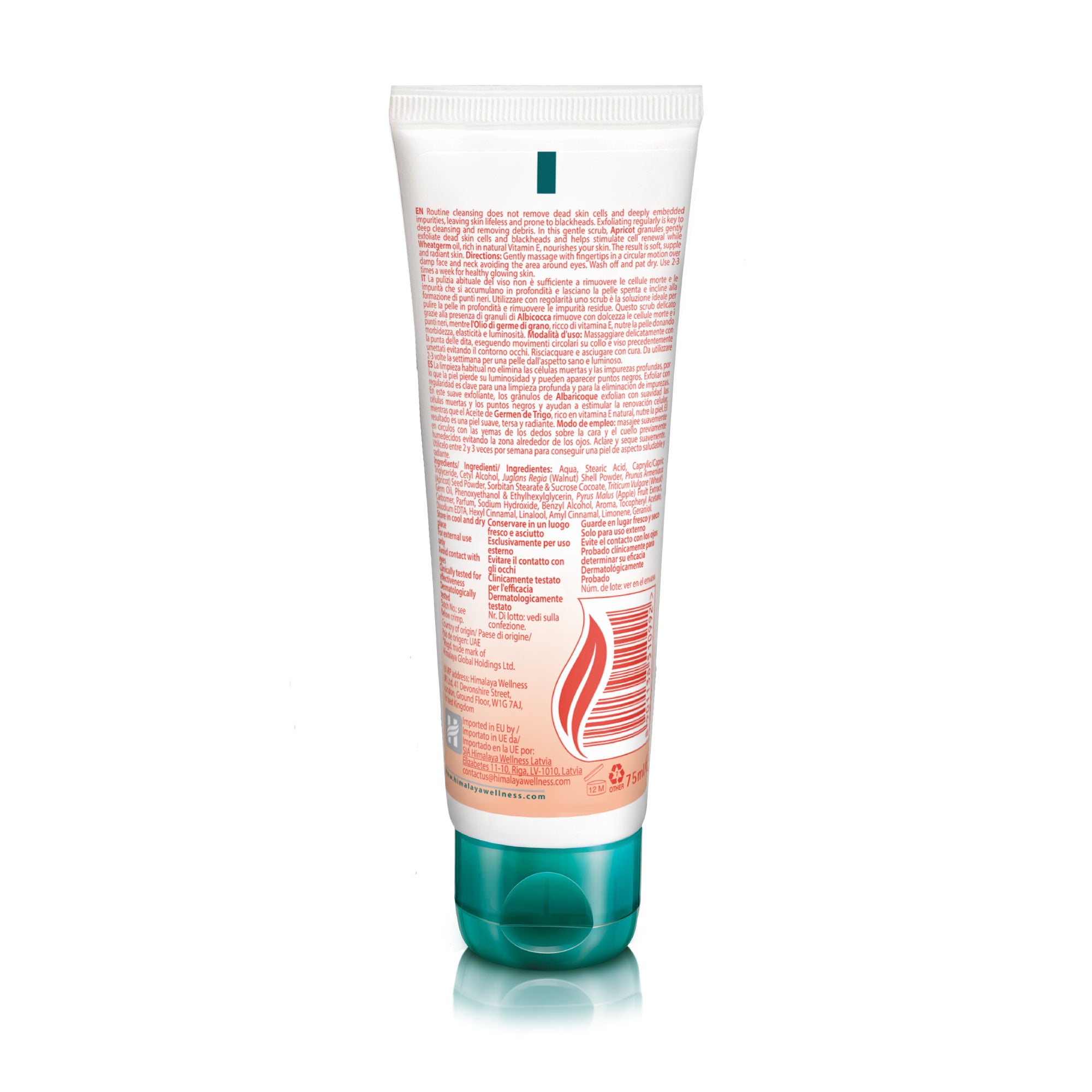 Himalaya Delikatnie z uszczaj cy morelowy peeling Od ywia skor Himalaya Wellness Poland